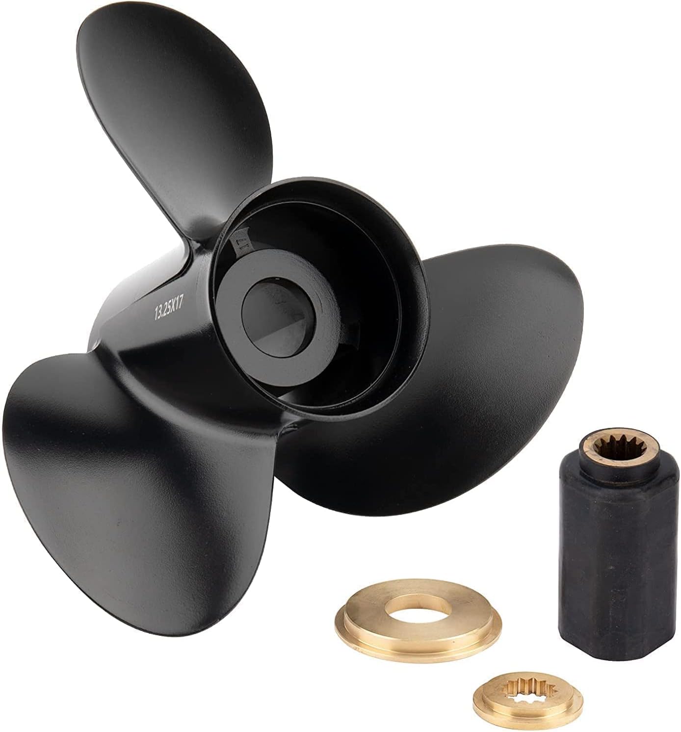 Amazon.com : YOUNG PROPS 13 1/4x17 Evinrude 765183 Upgrade Replace for ...