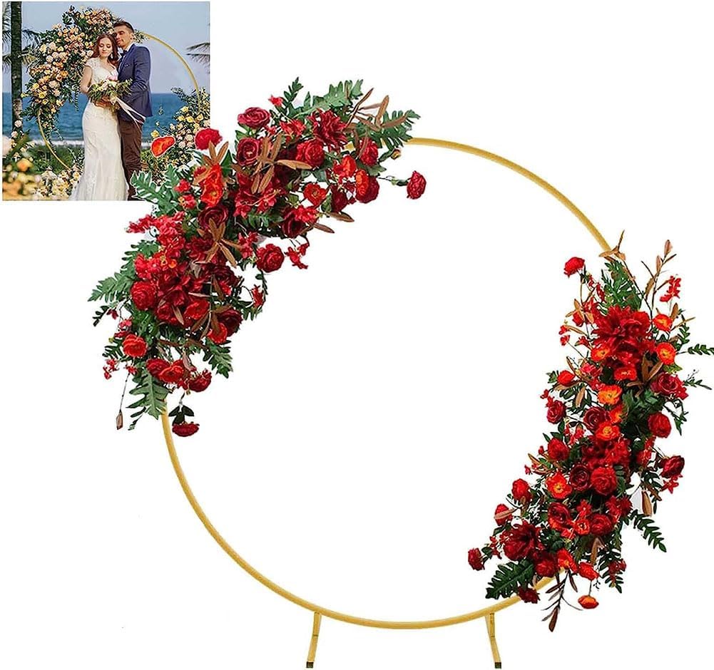 Circle Balloon Arch Frame, 7Ft Large Round Arch Backdrop Stand for ...