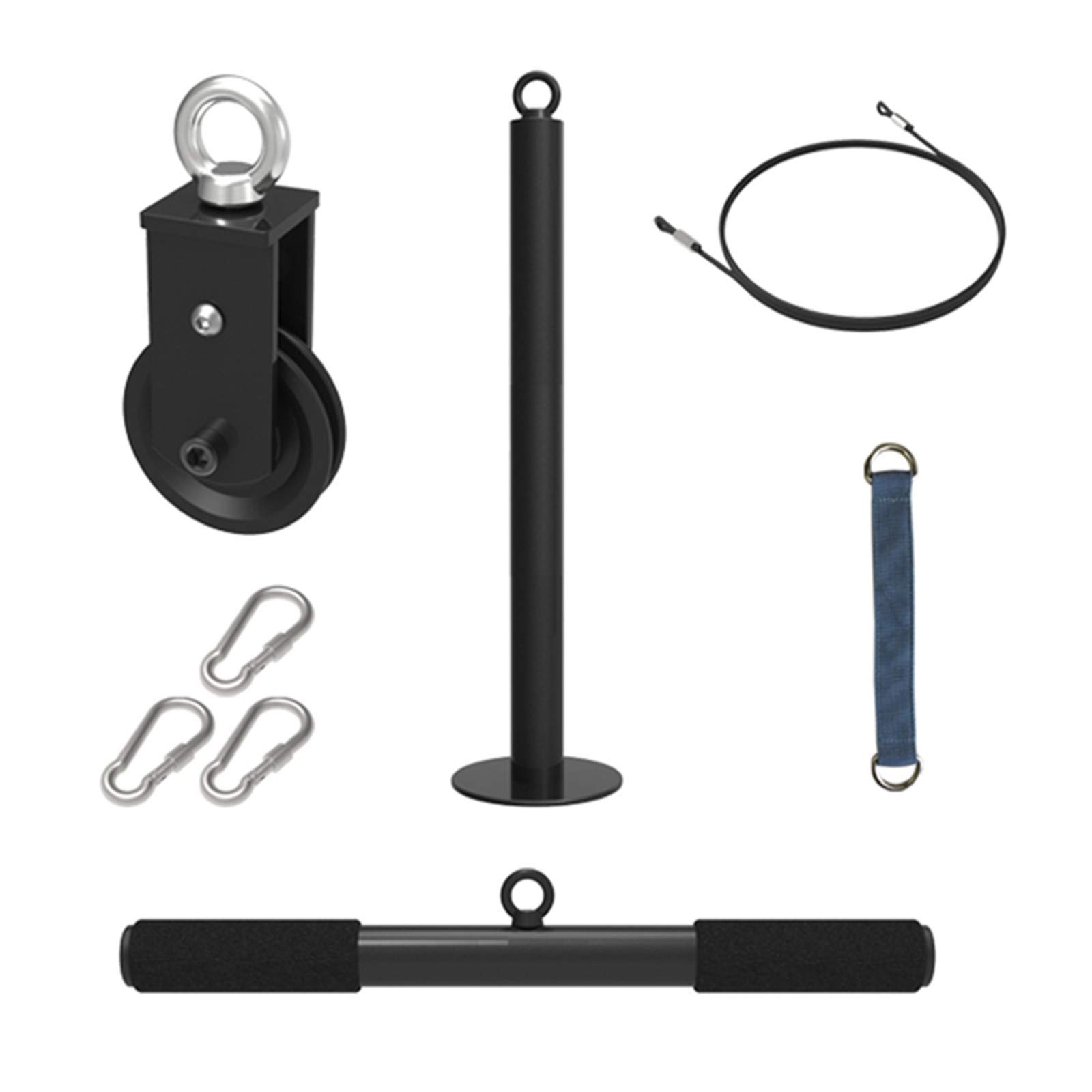 Buy APJJ Gym Pulley System, Pulley Cable Machine System with Loading ...