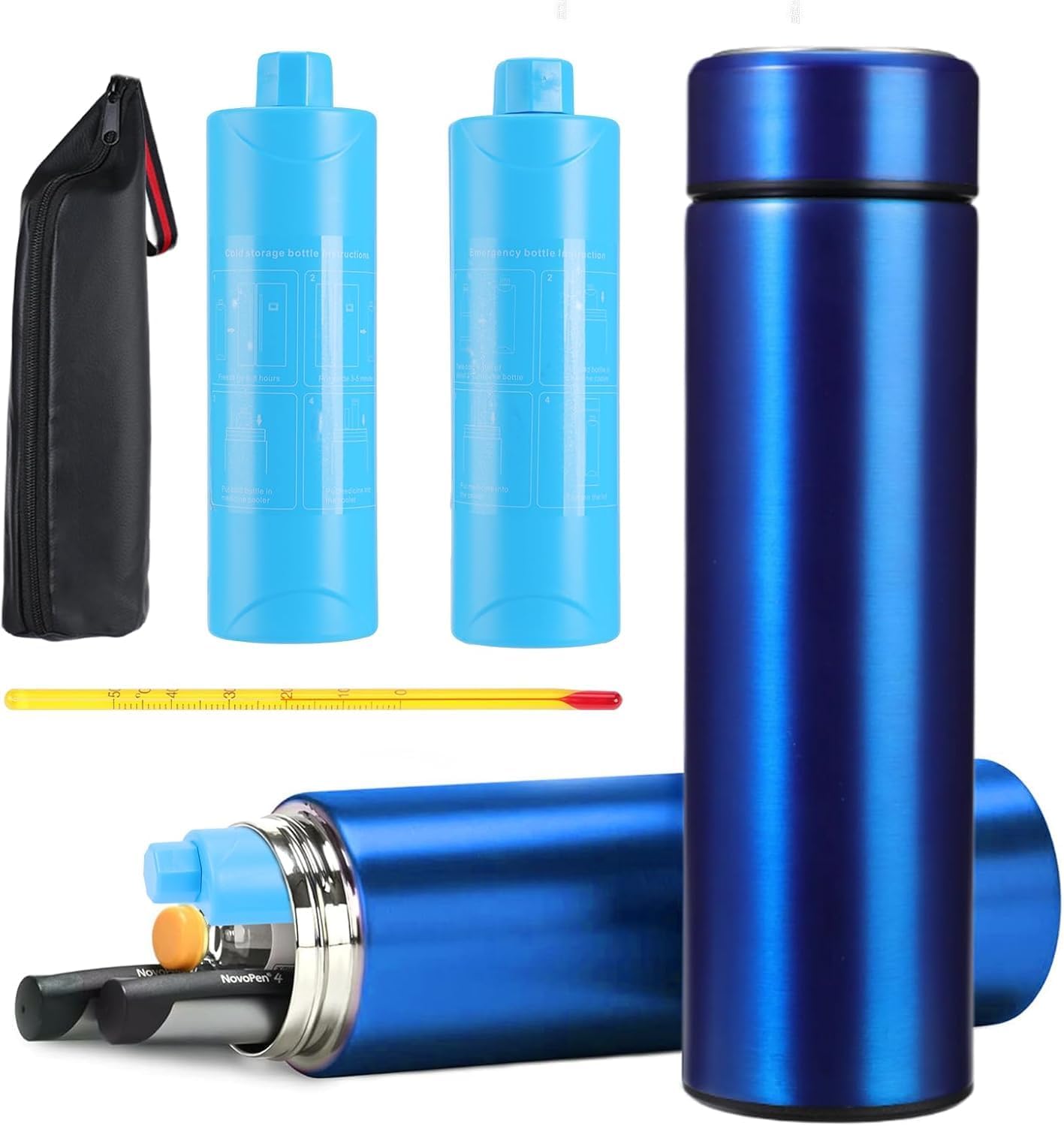 Gkstly 60H Pens Insulin Cooler Travel Case, Insulin Pens Case, Medicine ...