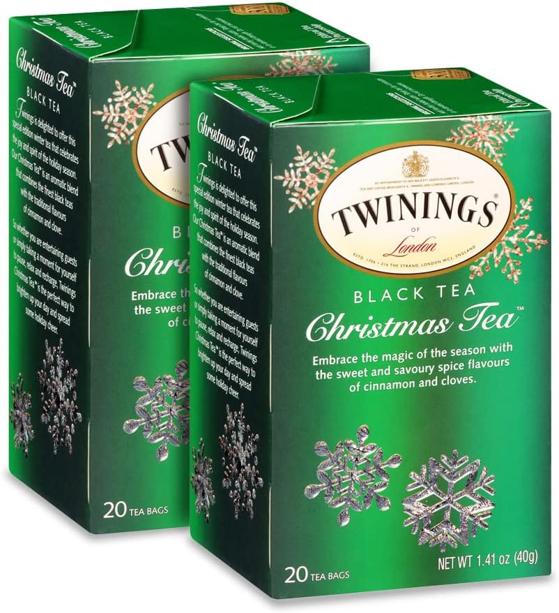 Amazon.com : Twinings Christmas Tea - Black Tea Blended with Spicy and ...