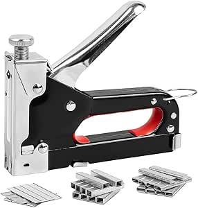 Heavy Duty Staple Gun with 3000 Staples, 3 in 1 - Wall Stapler, Anti ...