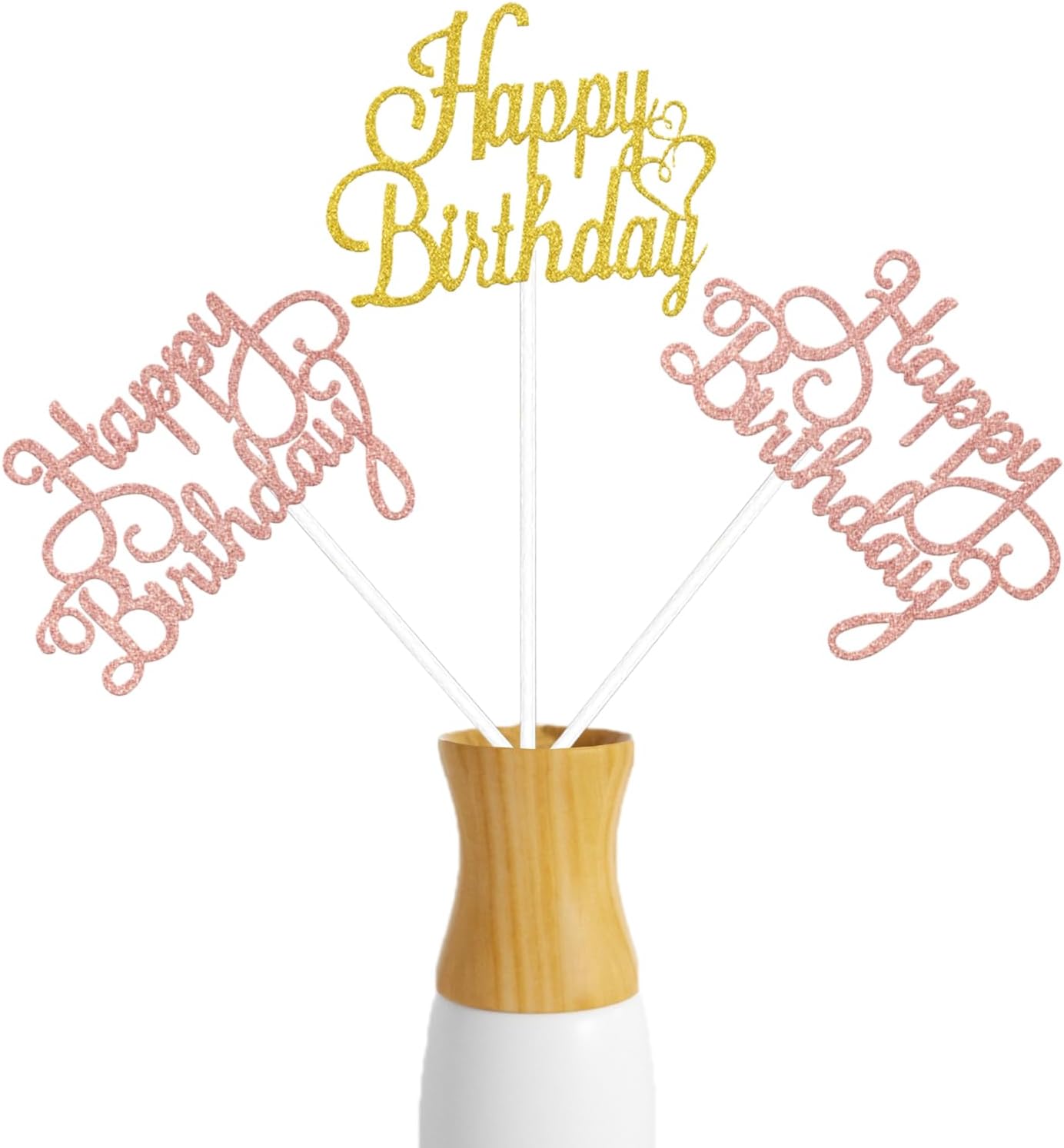 Amazon.com: Happy Birthday Centerpiece Sticks, Birthday Decoration ...