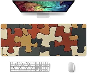 Amazon.com: MoBlinko Colorful Puzzle Large Mouse Pad Gaming Mousepad ...