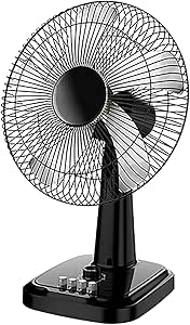 Amazon.com: Oscillating Table Fan 12-Inch with 3 Speed Settings 5 ...