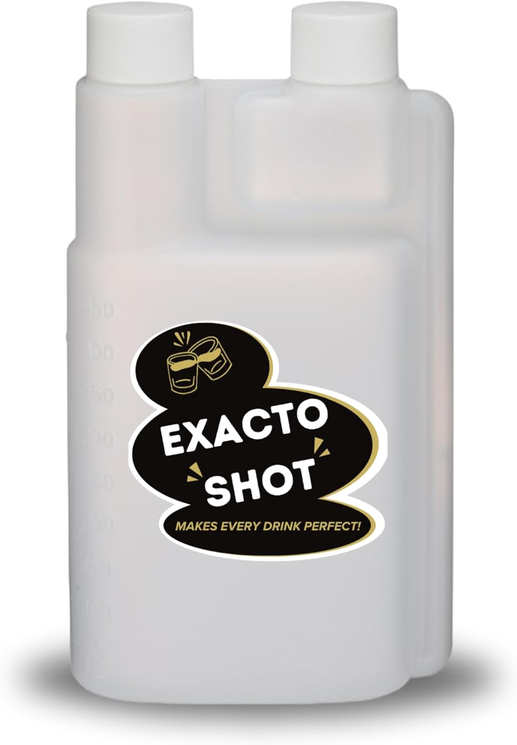 Amazon.com | Exacto Shot Portable, Plastic Twin Neck Measurement Bottle ...