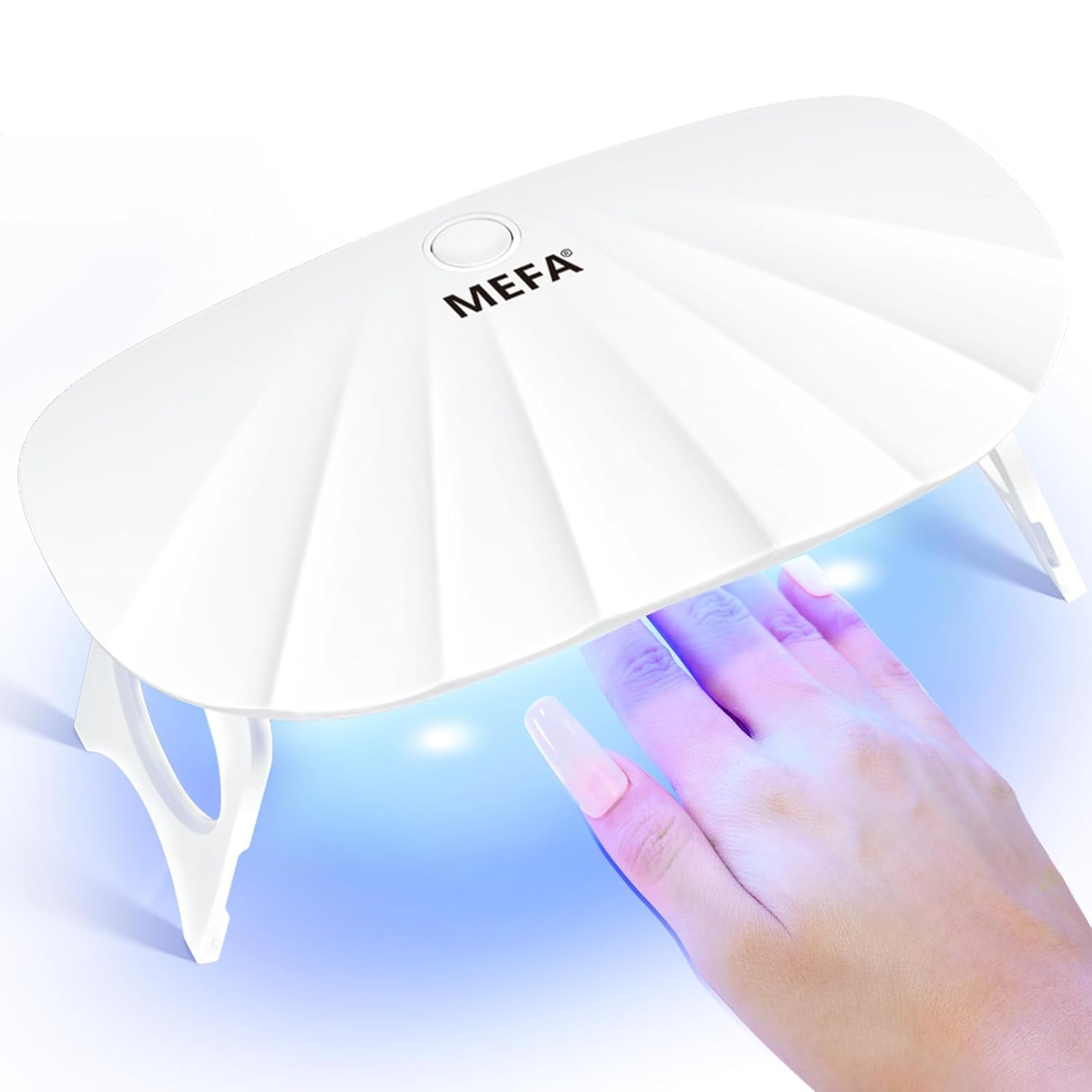 Amazon.com: MEFA UV Light for Gel Nails, 12W Mini UV Nail Lamp with 6 ...