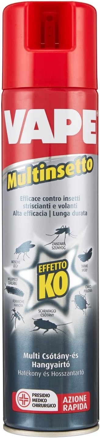 Vape Multinsetto Spray, 400ml : Amazon.it: Salute e cura della persona