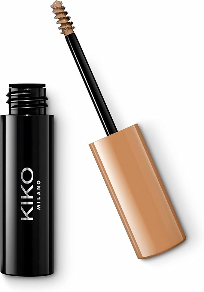 KIKO Milano Eyebrow Fibers Coloured Mascara 01 | Coloured fibre-enriched brow mascara for neat ...