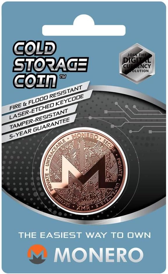 Amazon.com: Cold Storage Coin - Monero - 1AV Once 999 Fine Copper with ...