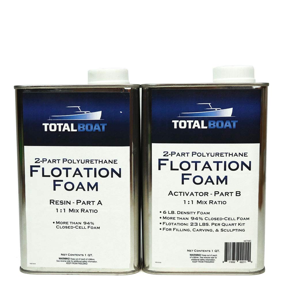 TotalBoat 6 Lb Density Expanding Foam Kit, 2 Part Closed Cell ...