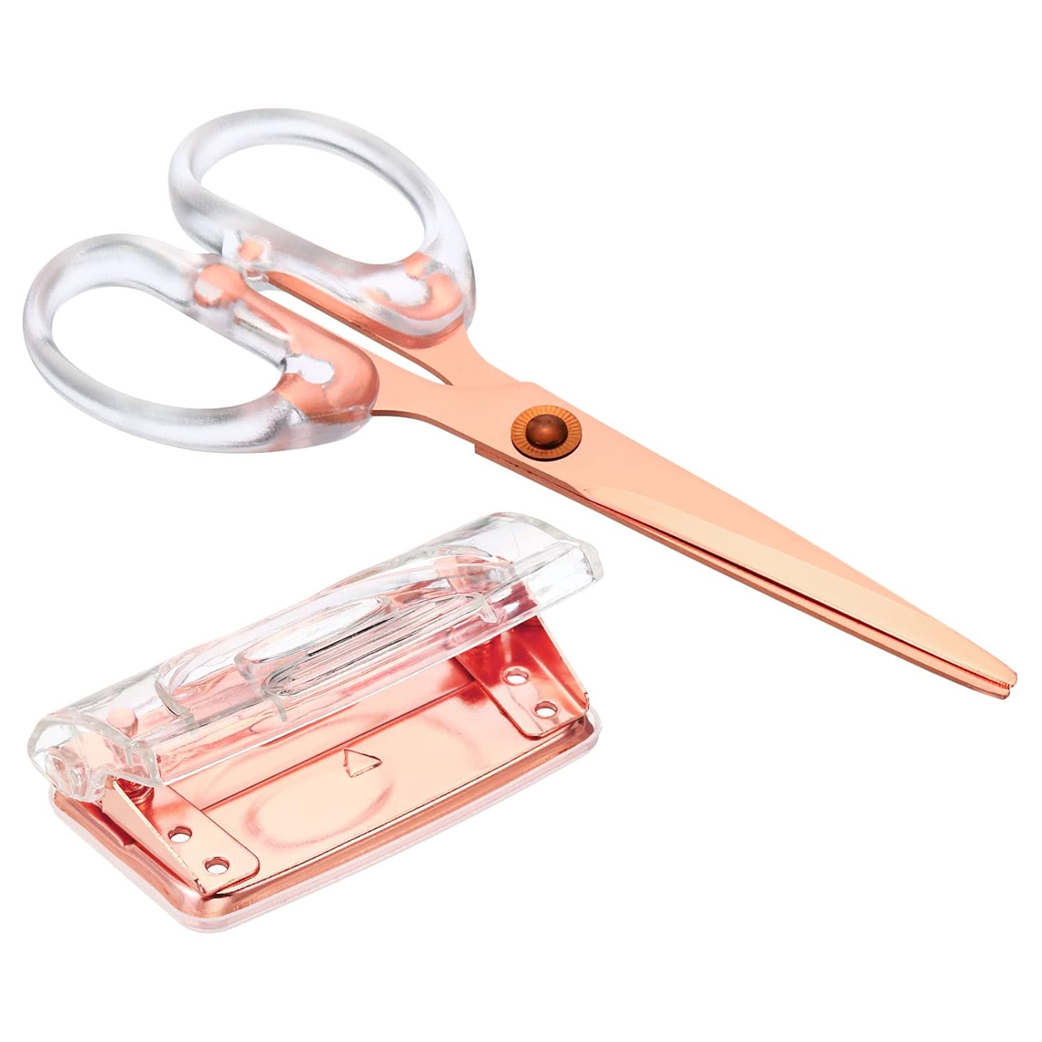 Amazon.com : PATIKIL Acrylic Paper Puncher Set, Portable 2 Holes Manual ...