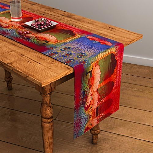 Buy Alina Decor Polyester Canvas Digital Printed Table Runner for ...