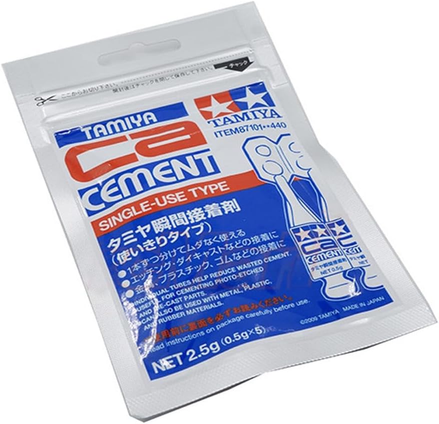 Amazon.com: Tamiya Cement (Single-use Type) : Toys & Games