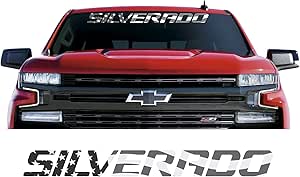 Amazon.com: EmblemsPlus Chevy Silverado Black Gray American Flag ...