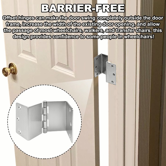 Watch Handicap Expandable Door Hinge Offset Door Hinge Swing Hinge on ...