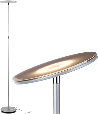 Brightech Sky LED Floor lamp, Torchiere Super Bright Floor Lamp for ...