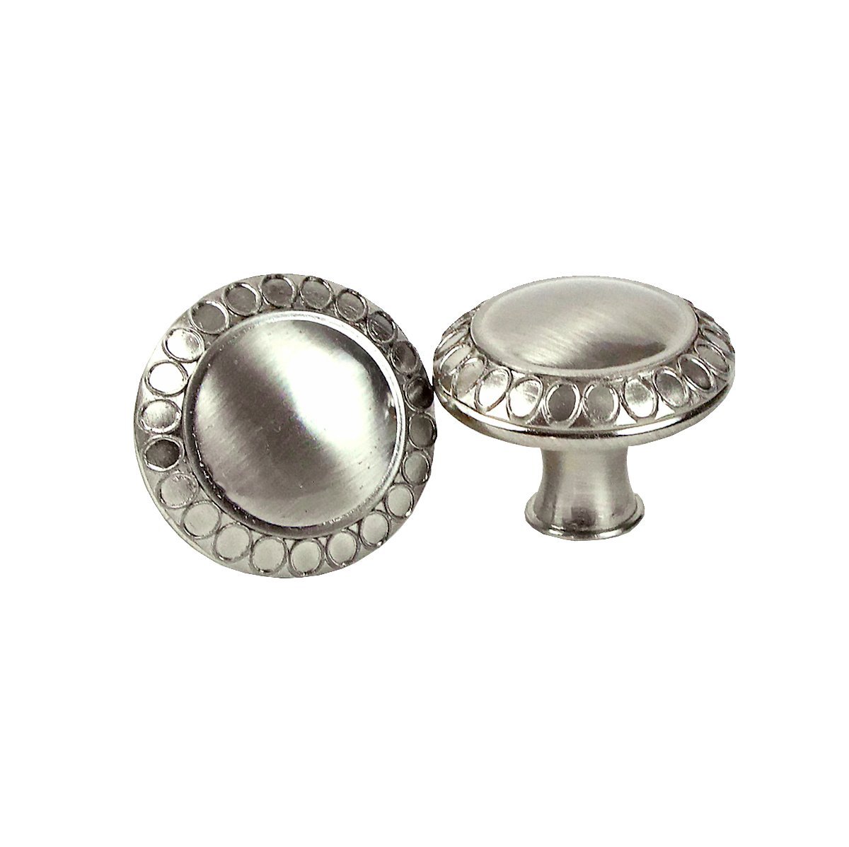 HardwareDirect Round Cabinet Hardware Knob Pull with Circle Detail ...