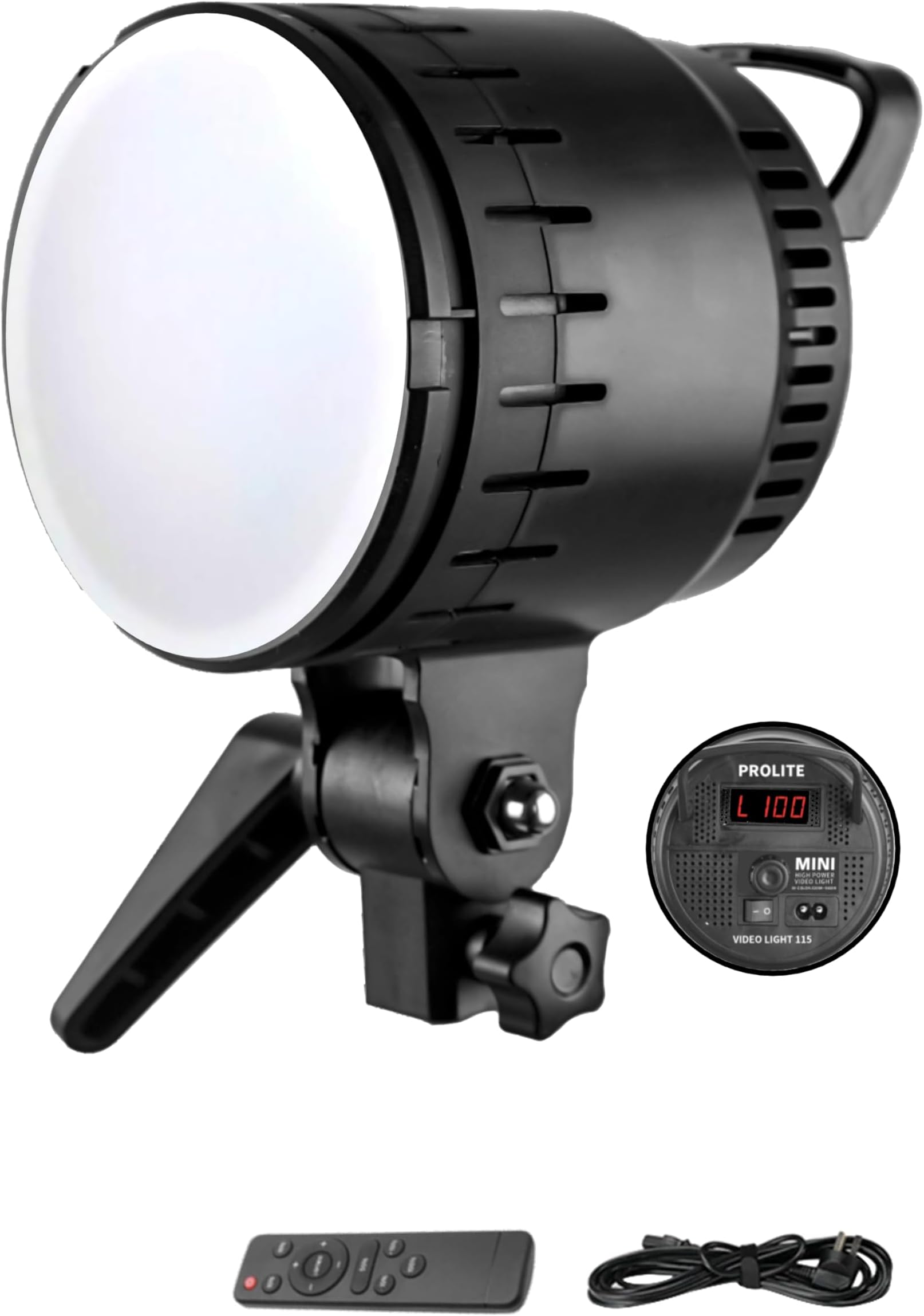 Prolite PL-115W Bi-Color Continuous COB LED Video Light with Plastic ...