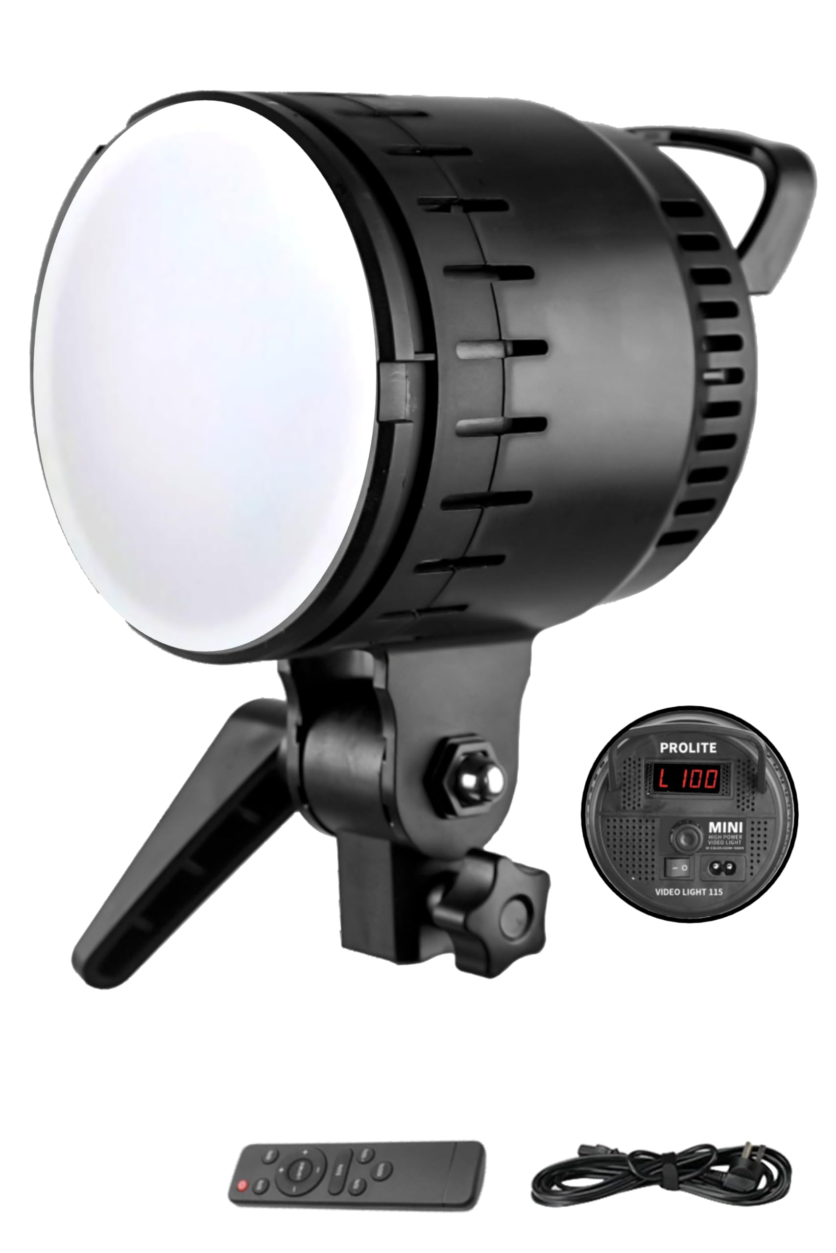 Prolite PL-115W Bi-Color Continuous COB LED Video Light with Plastic ...