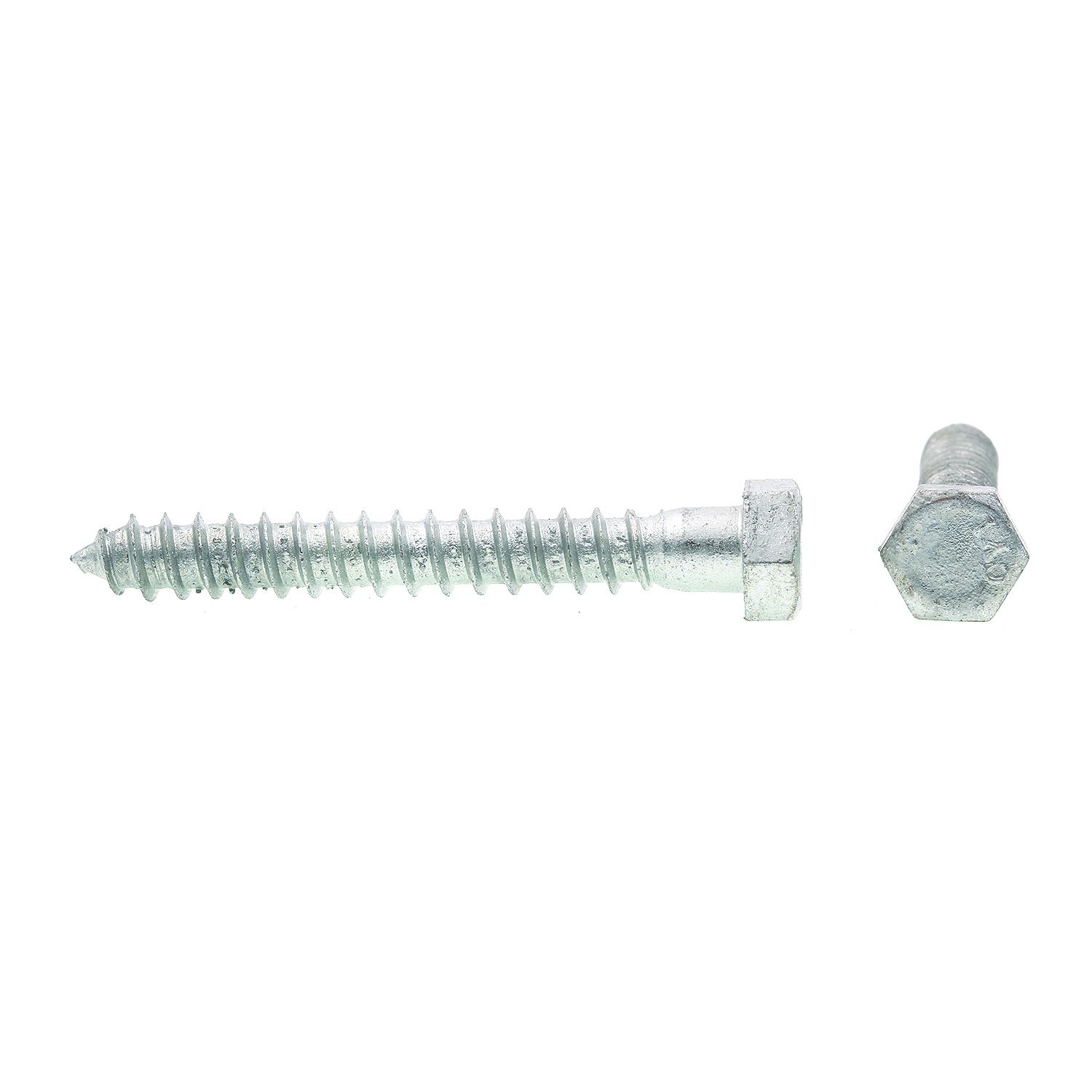 Snapklik.com : Line 9056315 Hex Lag Screws, 3/8 In X 3 In, A307 Grade A ...