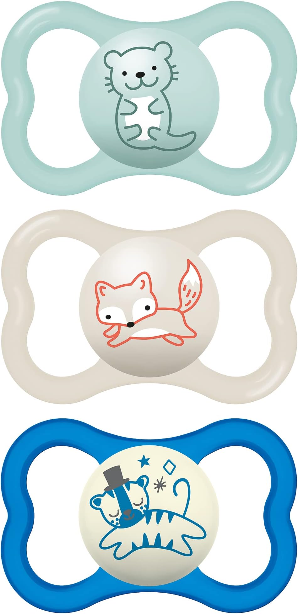 Amazon.com : MAM Variety Pack Baby Pacifier, 16+ Months, Includes 3 ...