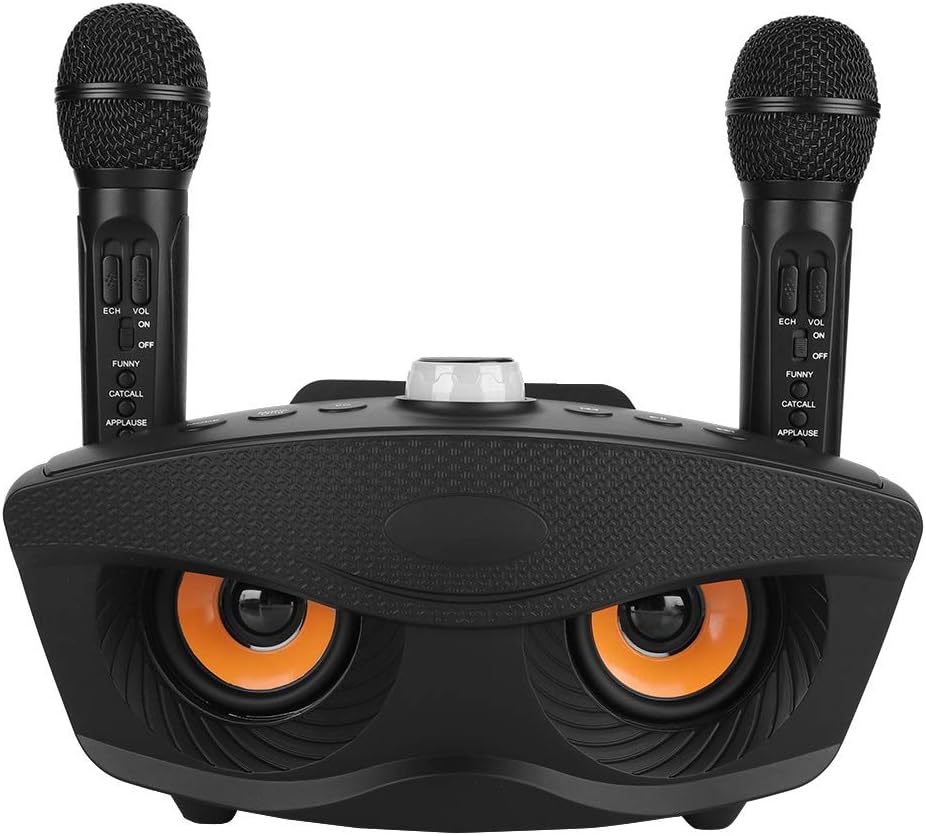 Bewinner Micrófono Inalámbrico Karaoke Altavoz Portátil de Karaoke para ...