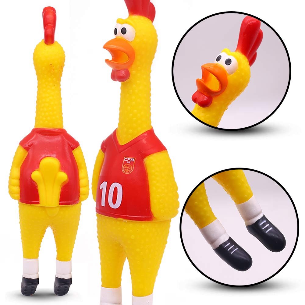 Snapklik.com : 14inch Rubber Chicken Grade Latex Squeeze Chicken Prank ...
