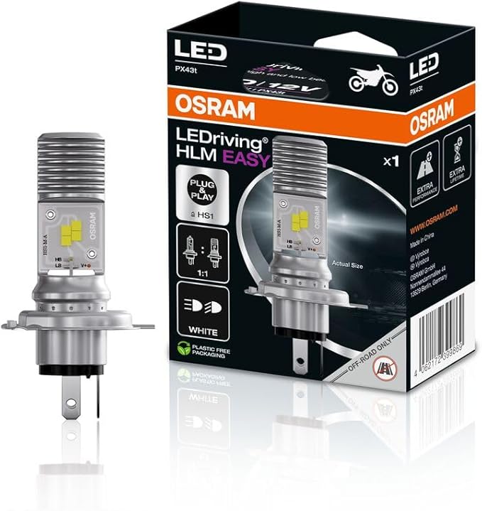 OSRAM LEDriving HLM EASY ≜ HS1, LED Motorcycle headlight lamp, Cool ...
