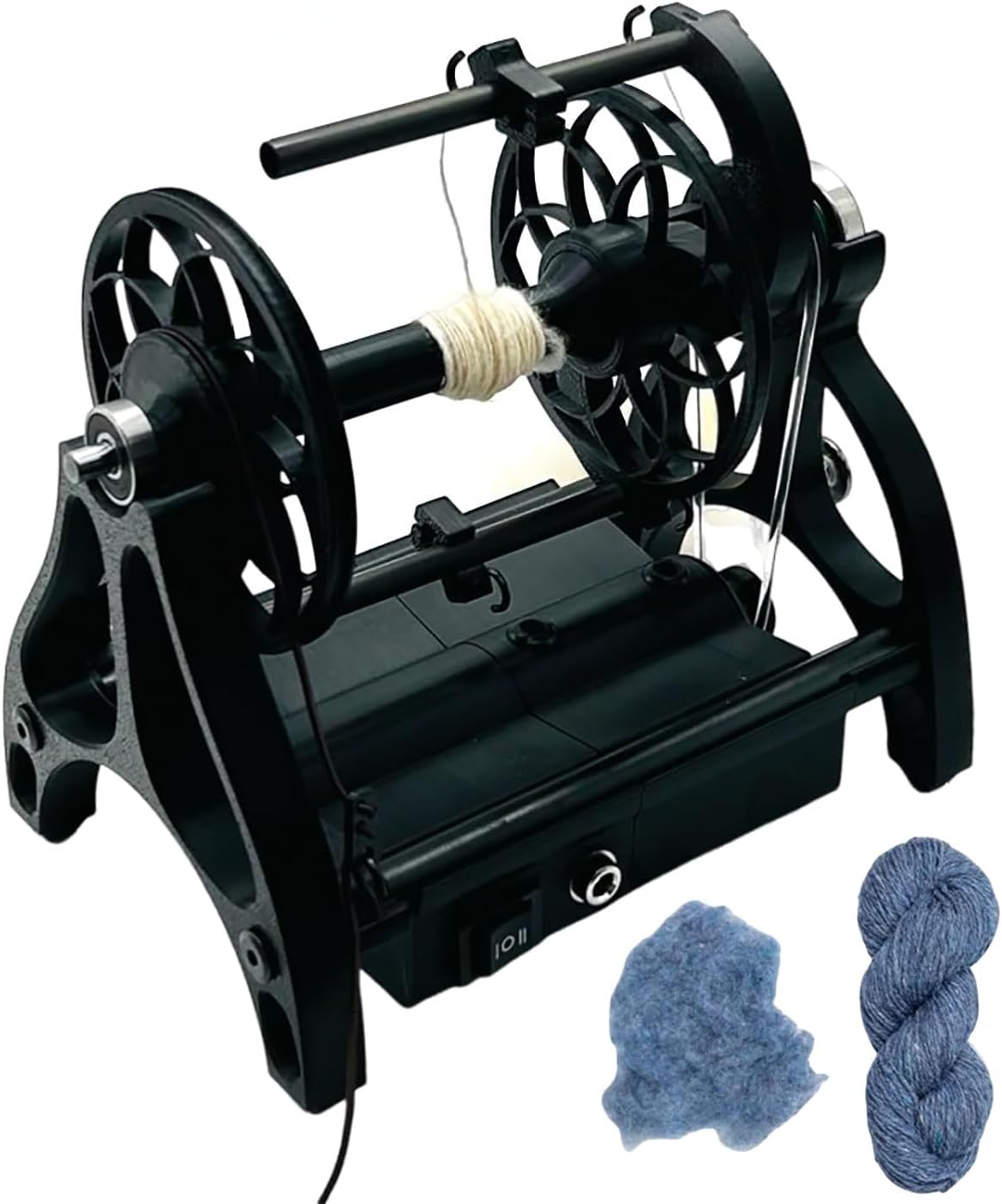 Amazon.com: dosiwlatever Adjustable Speed Spinning Wheel for Wool, 12v ...