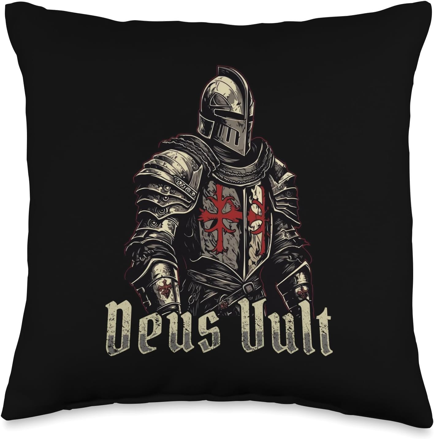 Amazon.com: Deus Vult Crusader Knight Templar Middle Ages Deus Vult Templar Knight Crusader ...