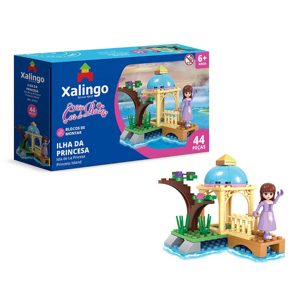 Xalingo Reino Ilha Da Princesa 44 Peças, Multicor | Amazon.com.br
