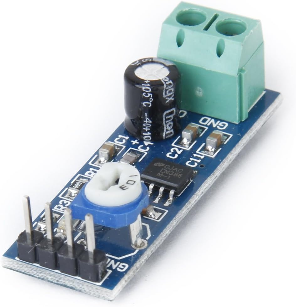 Lm386 Audio Amplifier 200 Times 5V-12V Input 10K Adjustable Resist ...