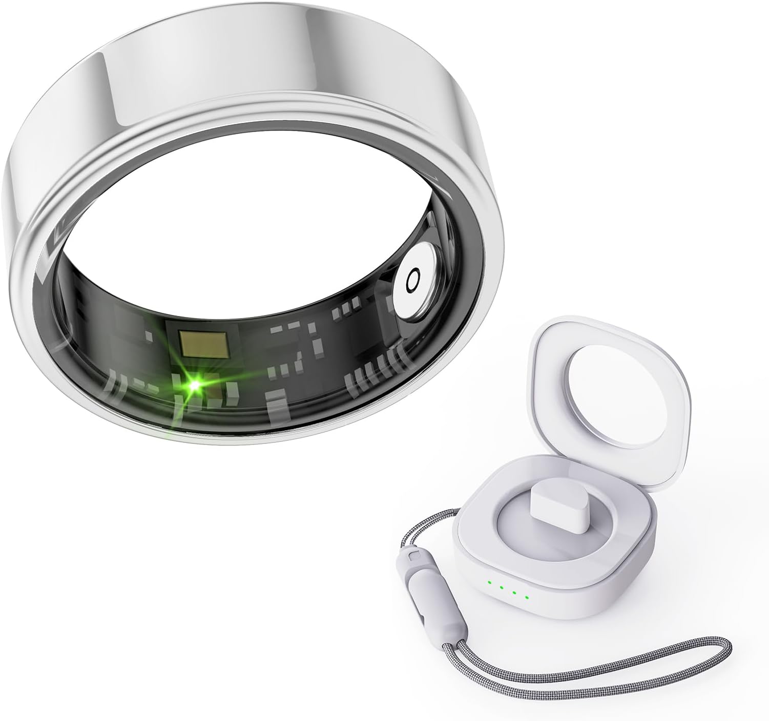 Amazon.com: JHYLJSH 2025 New Smart Ring Health Tracker for Women Men ...