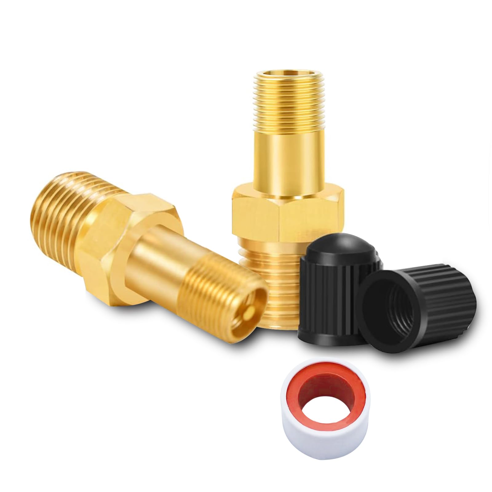 Snapklik.com : GODESON 1/8" NPT Tank Valve, Anti-Corrosion Brass ...