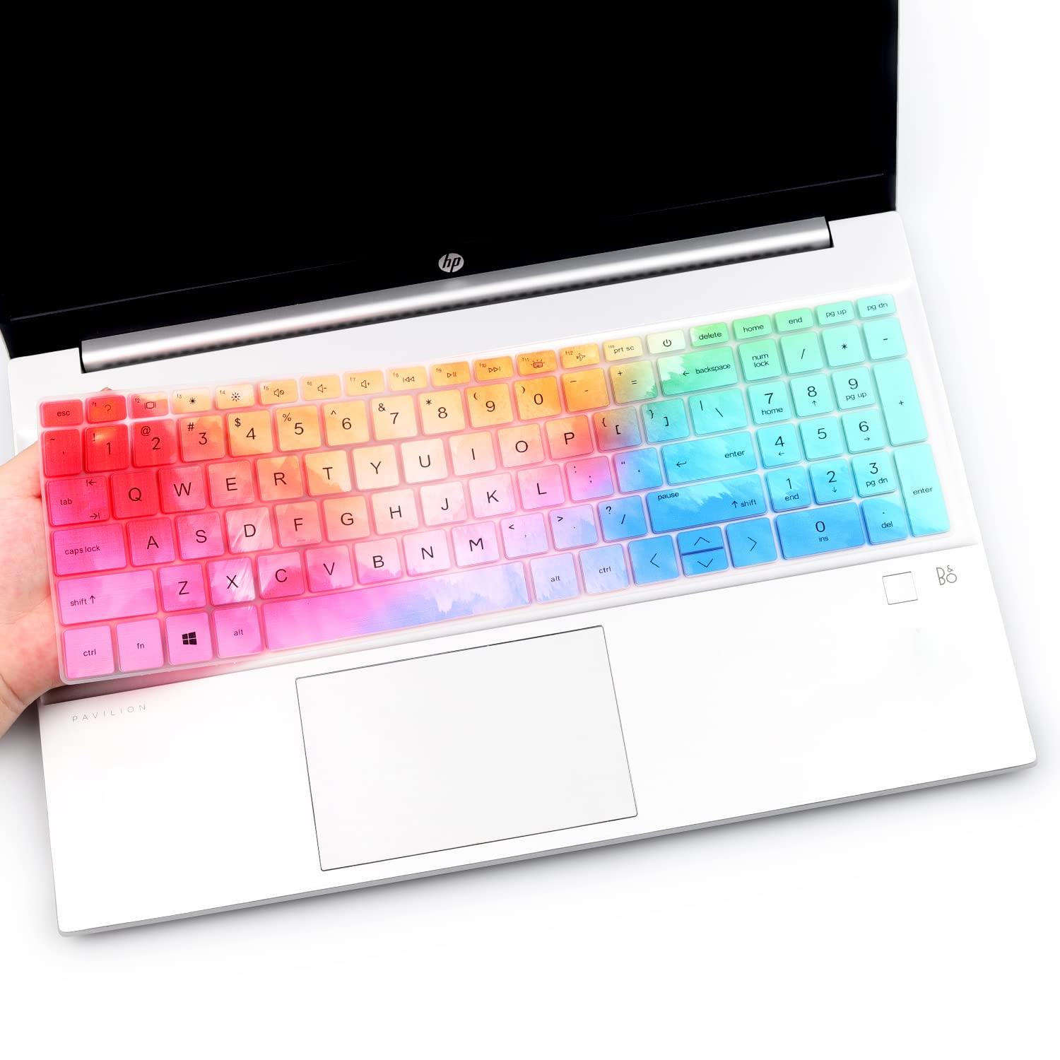 Amazon.com: Keyboard Cover for HP Pavilion/HP Laptop 15-eg 15-eh 15-er ...