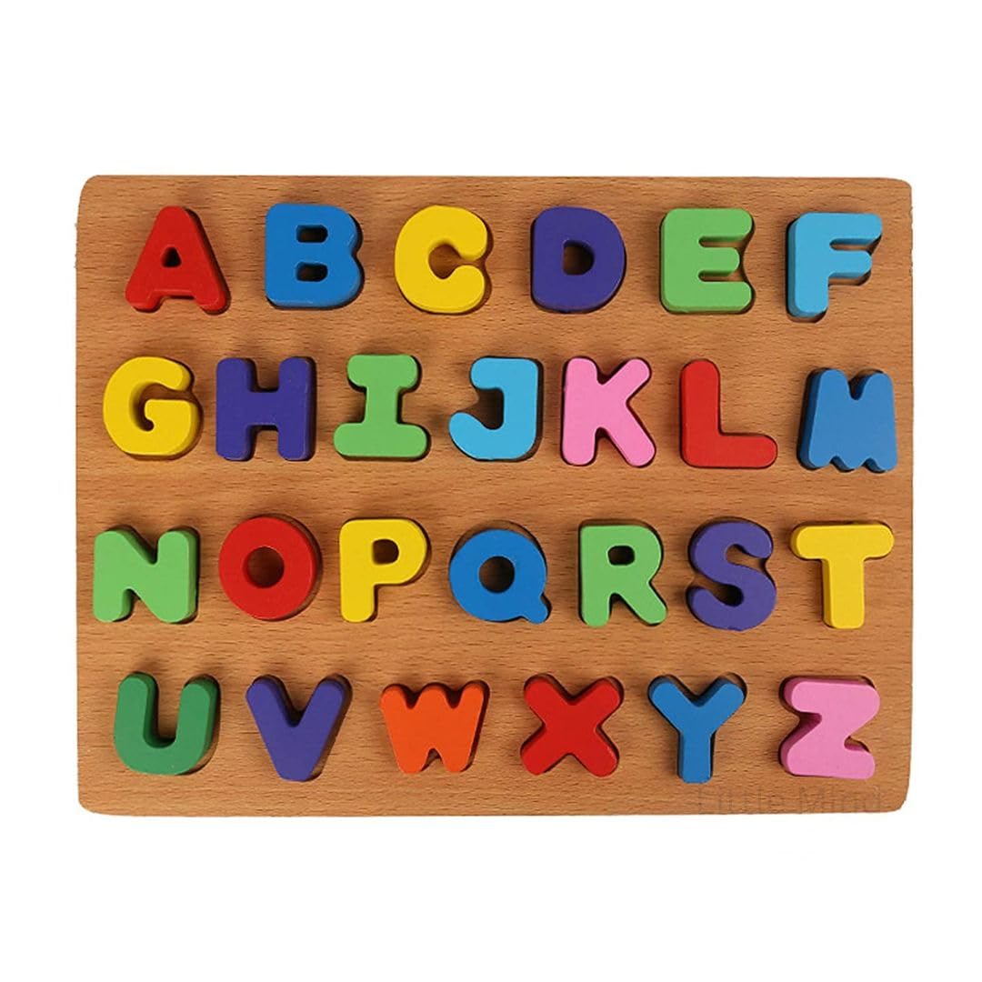 Wooden Alphabets for Kids Learning Educational Toys for 2 Year Old ...
