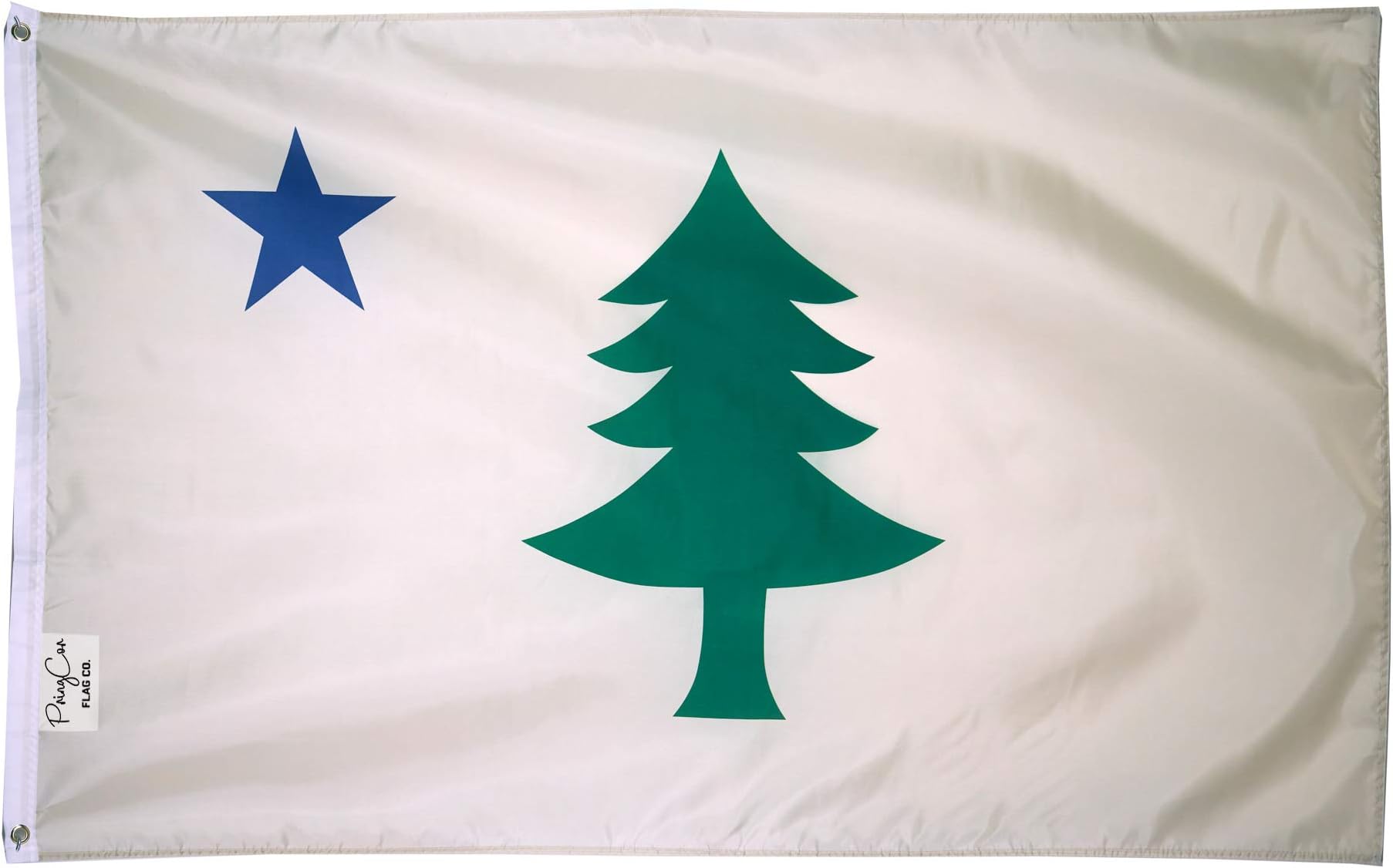 Amazon.com : PringCor 3x5FT Large Maine State Flag Banner 1901-1903 ME ...