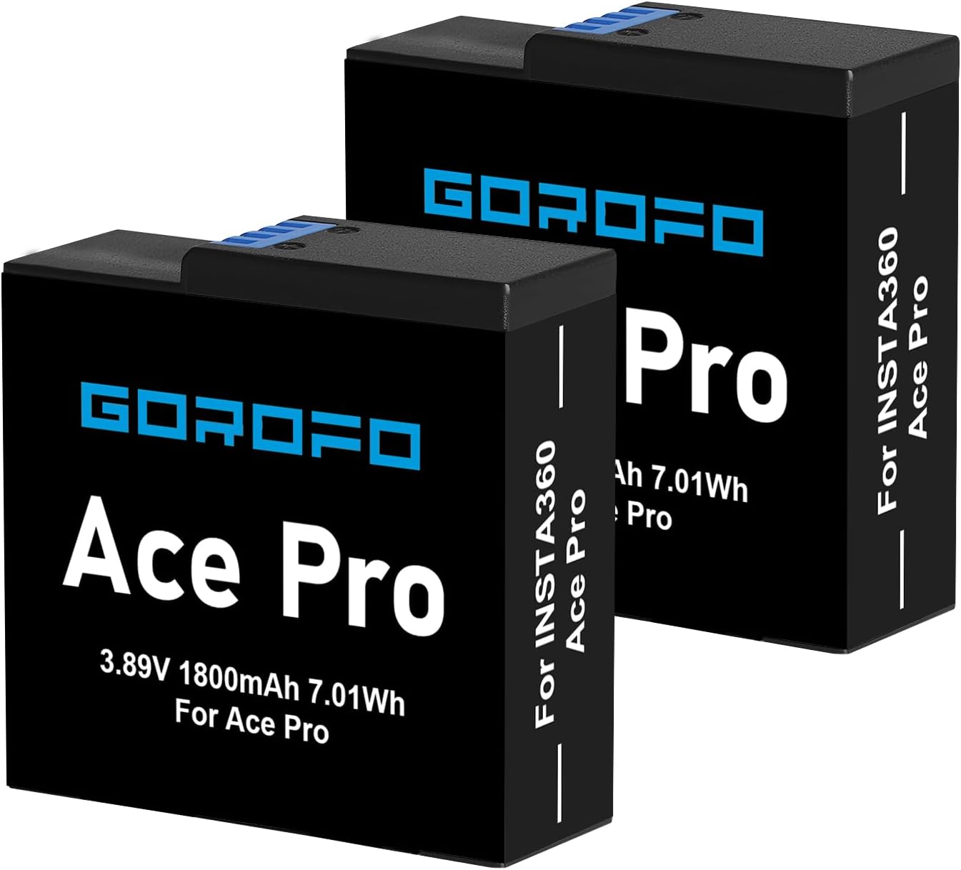 Amazon.com: GOROFO 2-Pack Ace Pro 2 Rechargeable Batteries with USB-C ...