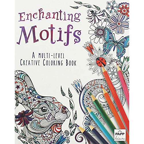 Snapklik.com : Enchanting Motifs: A Multi-Level Creative Coloring Book