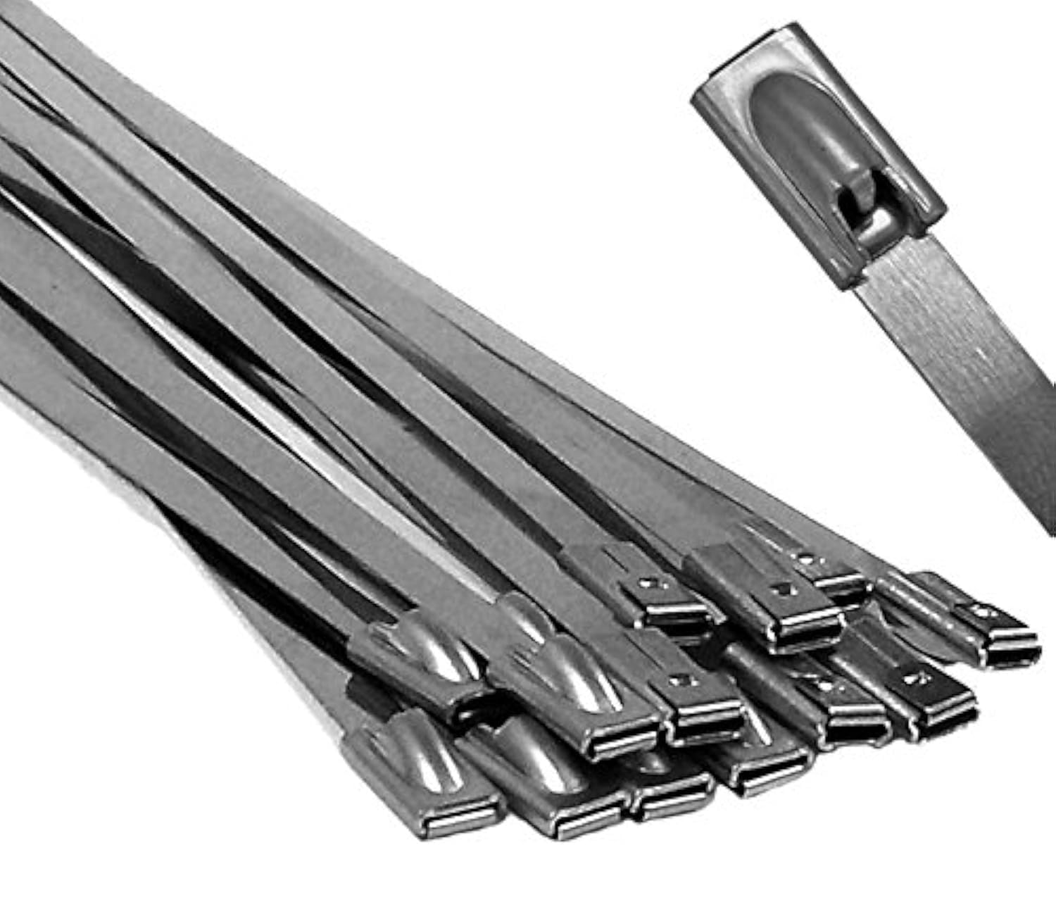 Amazon.com: Electriduct 304 Stainless Steel Cable Ties 20 Inch 200 Lbs ...