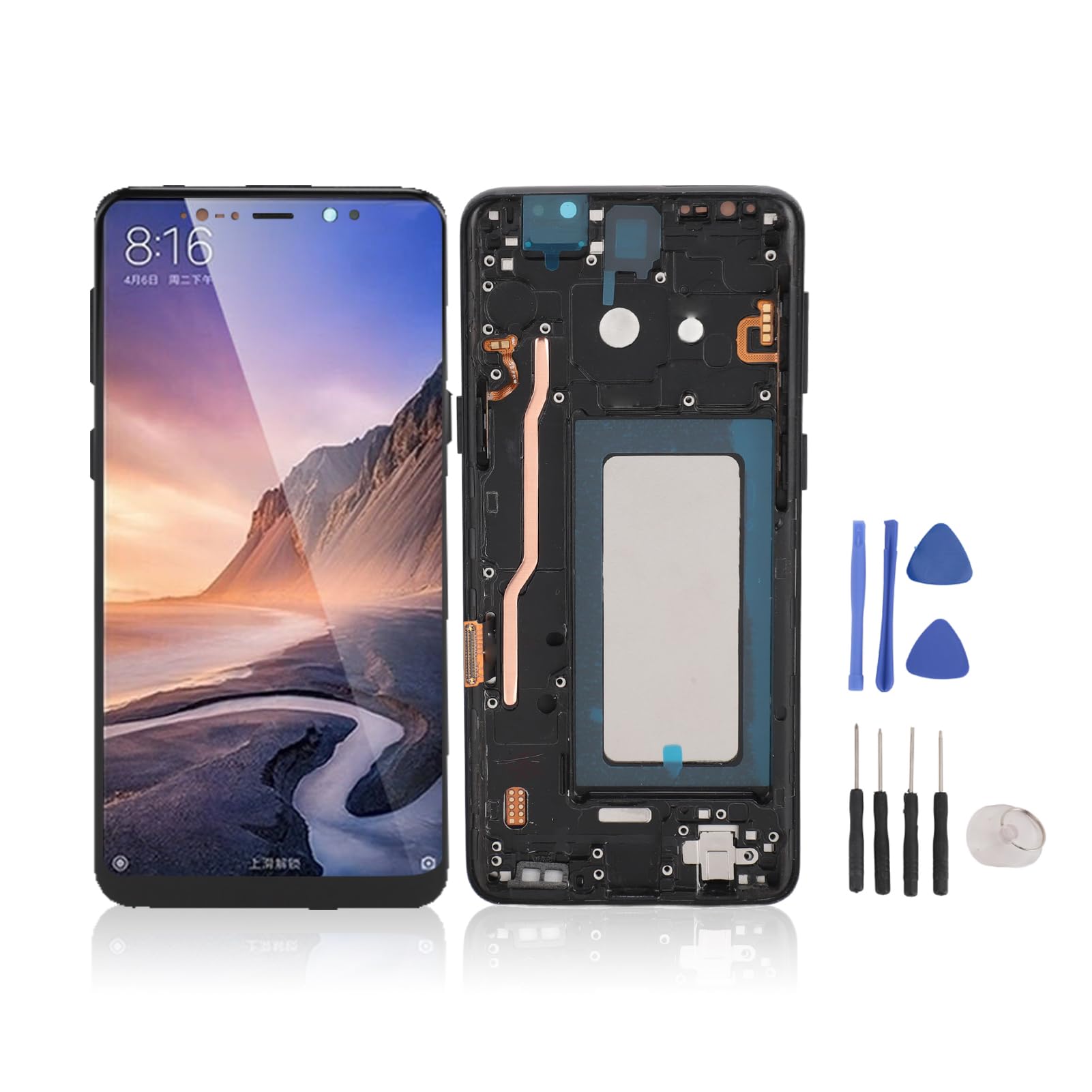 S9 Screen Assembly, Screen Replacement Kit, TFT Touch Digitizer Display ...