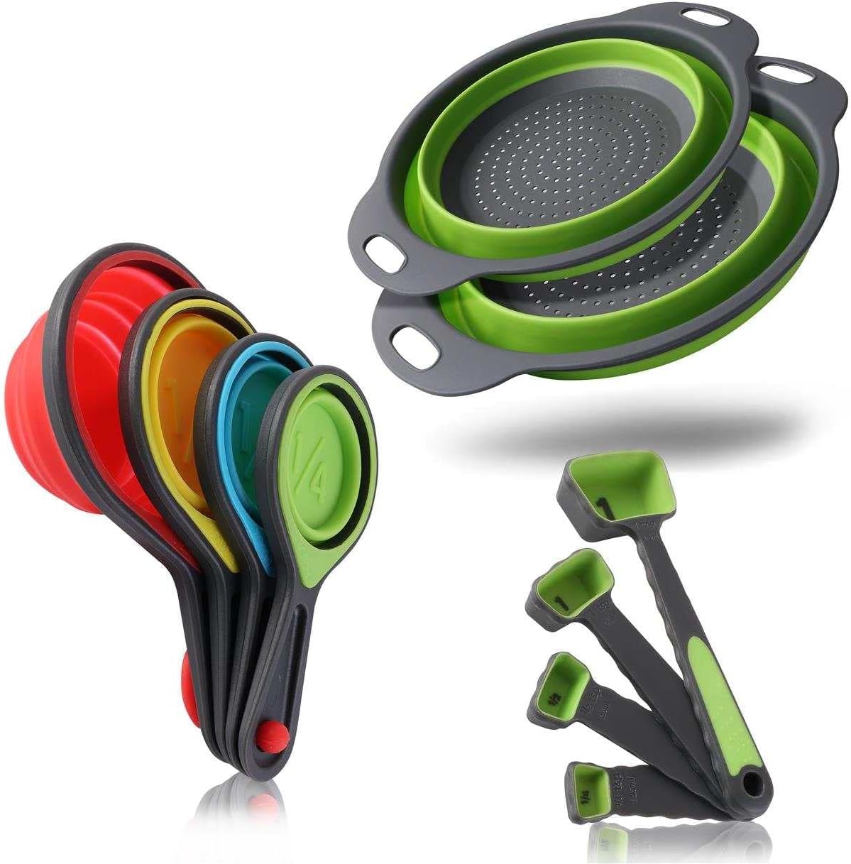 Amazon.com: Collapsible Colander Set - 2 Pc Strainer Plus Food Grade ...