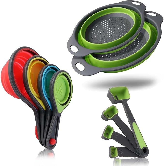 Amazon.com: Collapsible Colander Set - 2 Pc Strainer Plus Food Grade ...