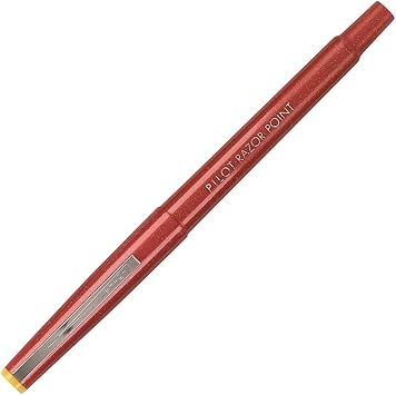 Amazon.com : Razor Point Fine Line Marker Pen, Ultra-Fine, Red Ink ...