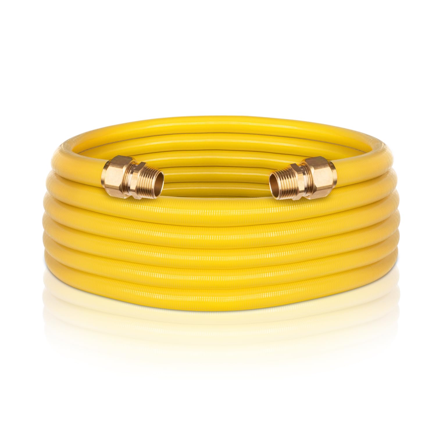 Amazon.com: 70ft 1/2" CSST Gas Line, Corrugated Stainless Steel Tubing ...