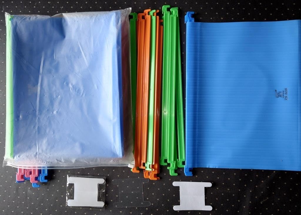 Newthinking Plastic A4 Suspension Files, 12PCS Hanging Suspension Files ...