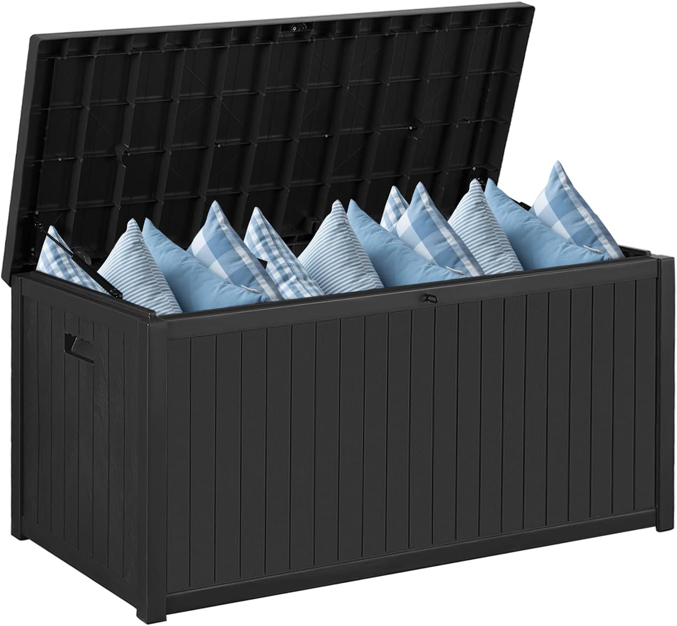 Amazon.com : MIRAFIT Resin Deck Box, 120 Gallon Large Outdoor Indoor ...