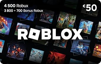 Carte Cadeau Roblox - 4,500 Robux (article virtuel exclusif inclus ...