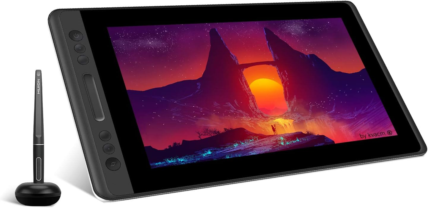 HUION Kamvas Pro 13 Full Laminated Anti-glare Glass Graphic Drawing ...